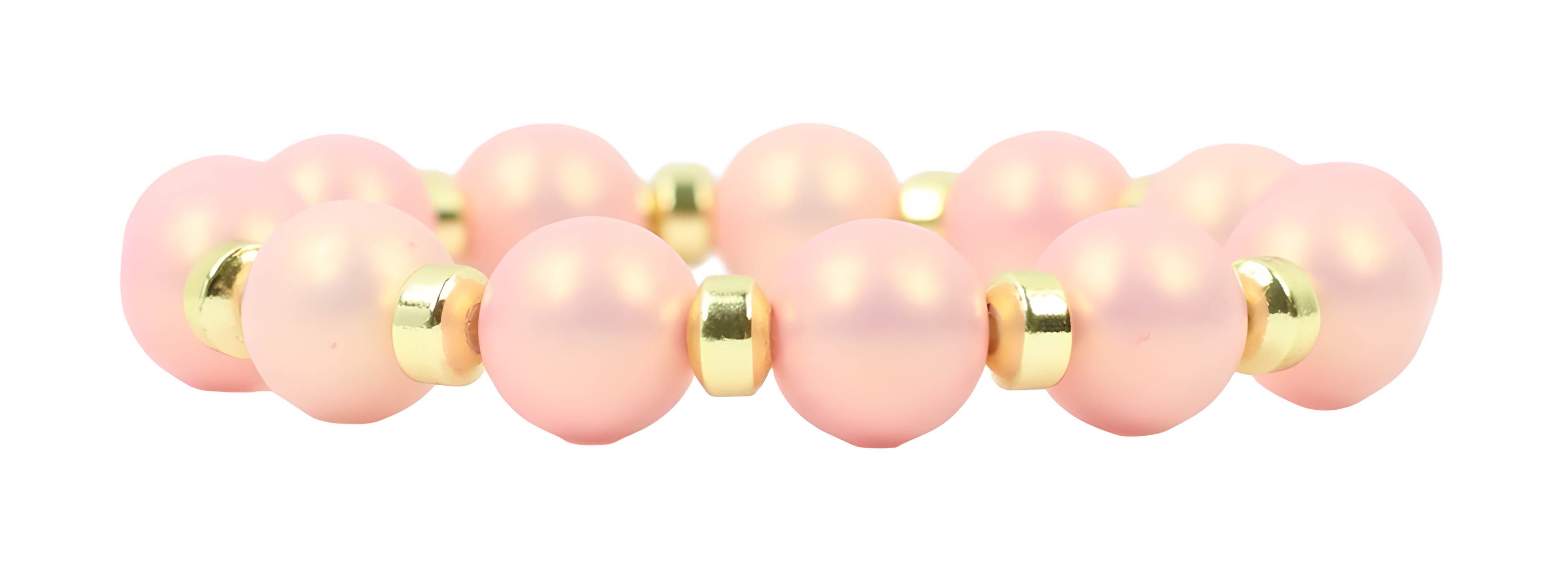 Shelby Stretch Bracelet - Pink Glaze - Bourbon and Boweties