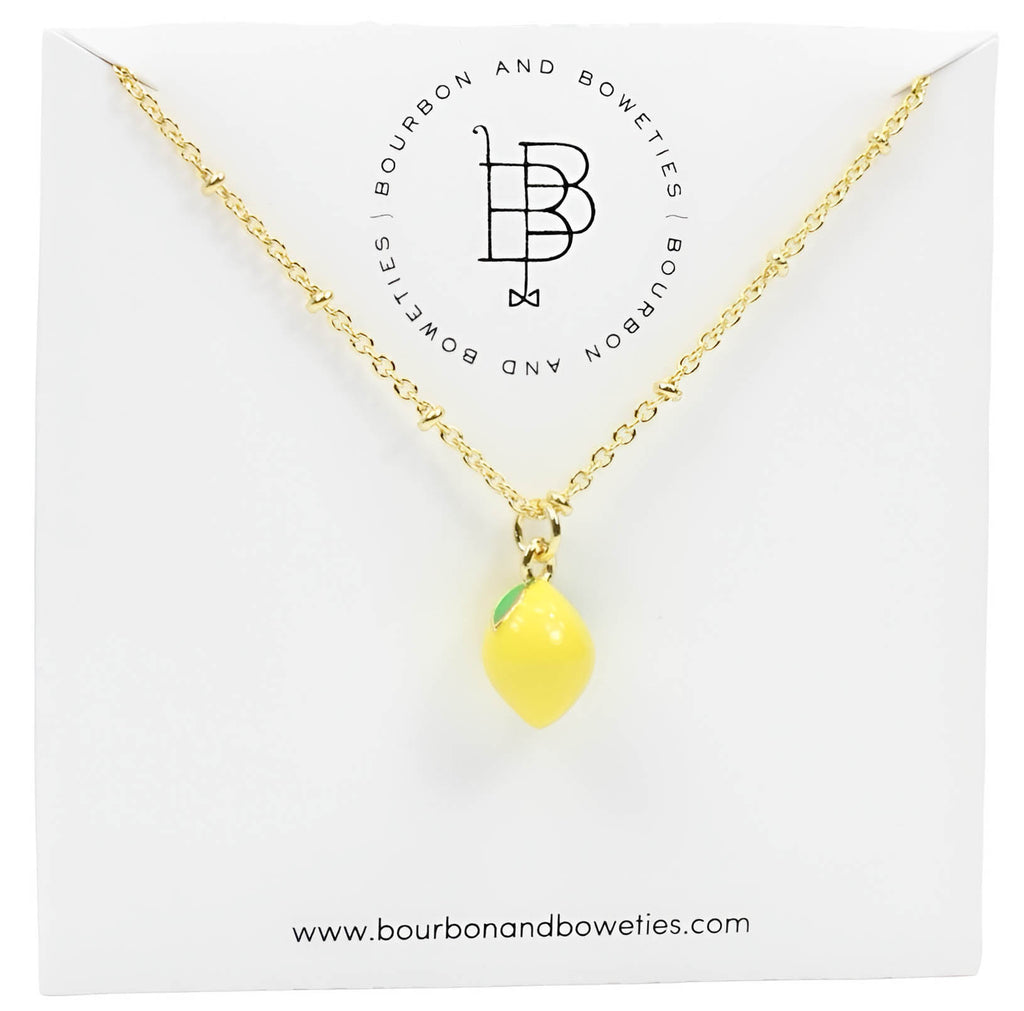 The Lemon Necklace - Bourbon and Boweties